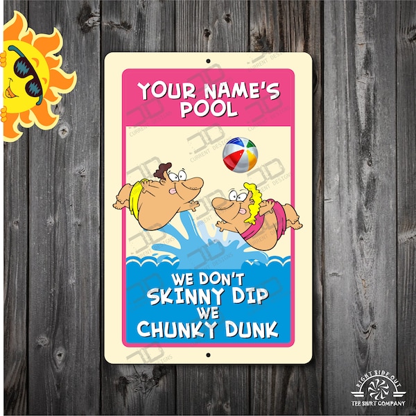 Funny Pool Signs - Etsy