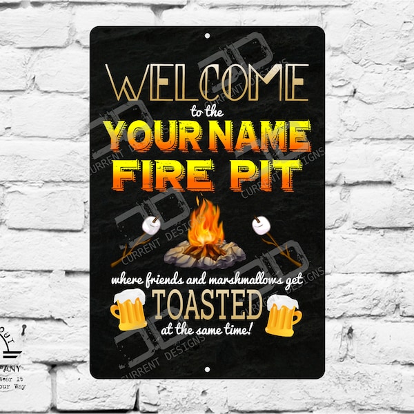 Fire Pit Sign - Etsy