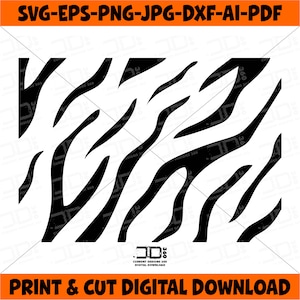 Bengals Stripes Print and Cut File Digital Svg Eps Png Bengals Football ...