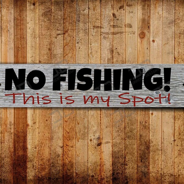 Funny Fishing Signs - Etsy