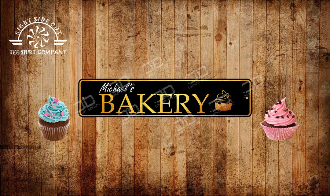 Personalized Bakery Sign | Metal Signs | Kitchen Signs | Gift for Baker ...