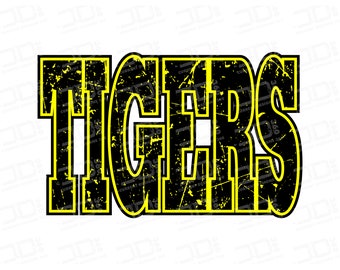Tigers Png Printable Download Sports Football Sublimation Dtf Dtg ...