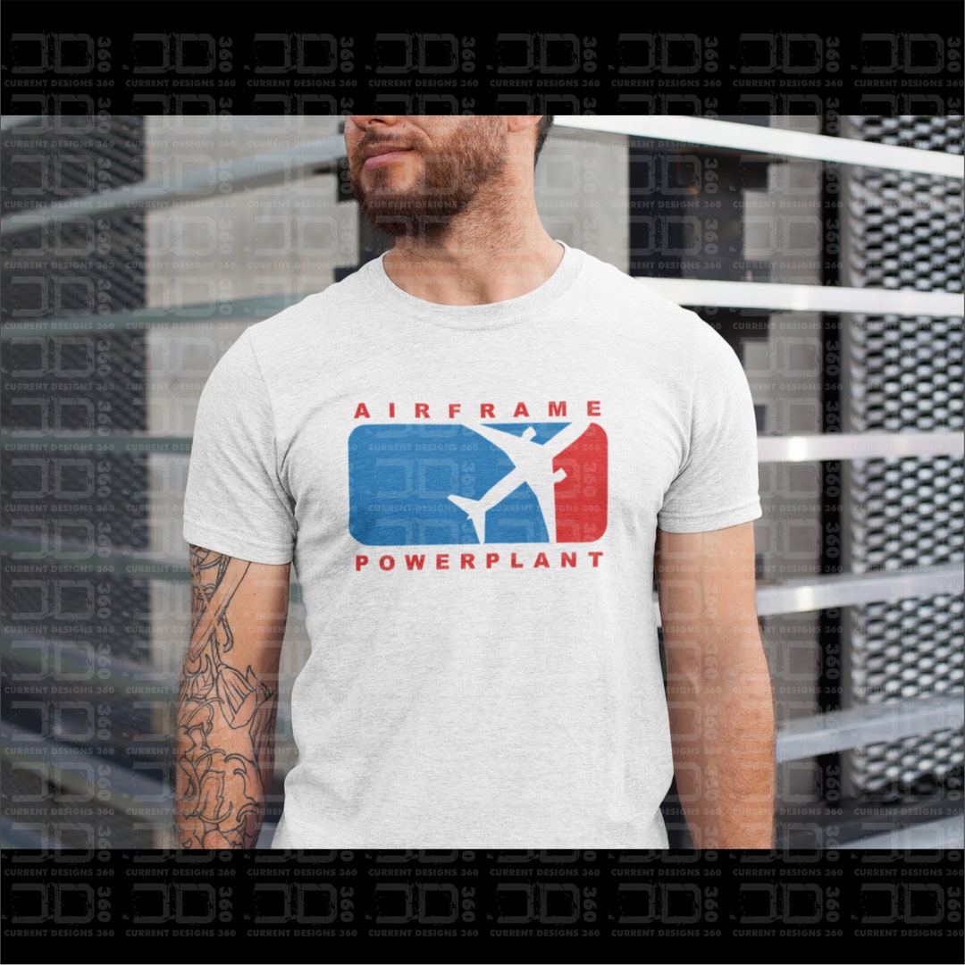 Airframe Powerplant Major League Unisex Tee Shirt | Aviation Mechanic | Airplane Mechanic Gifts ...