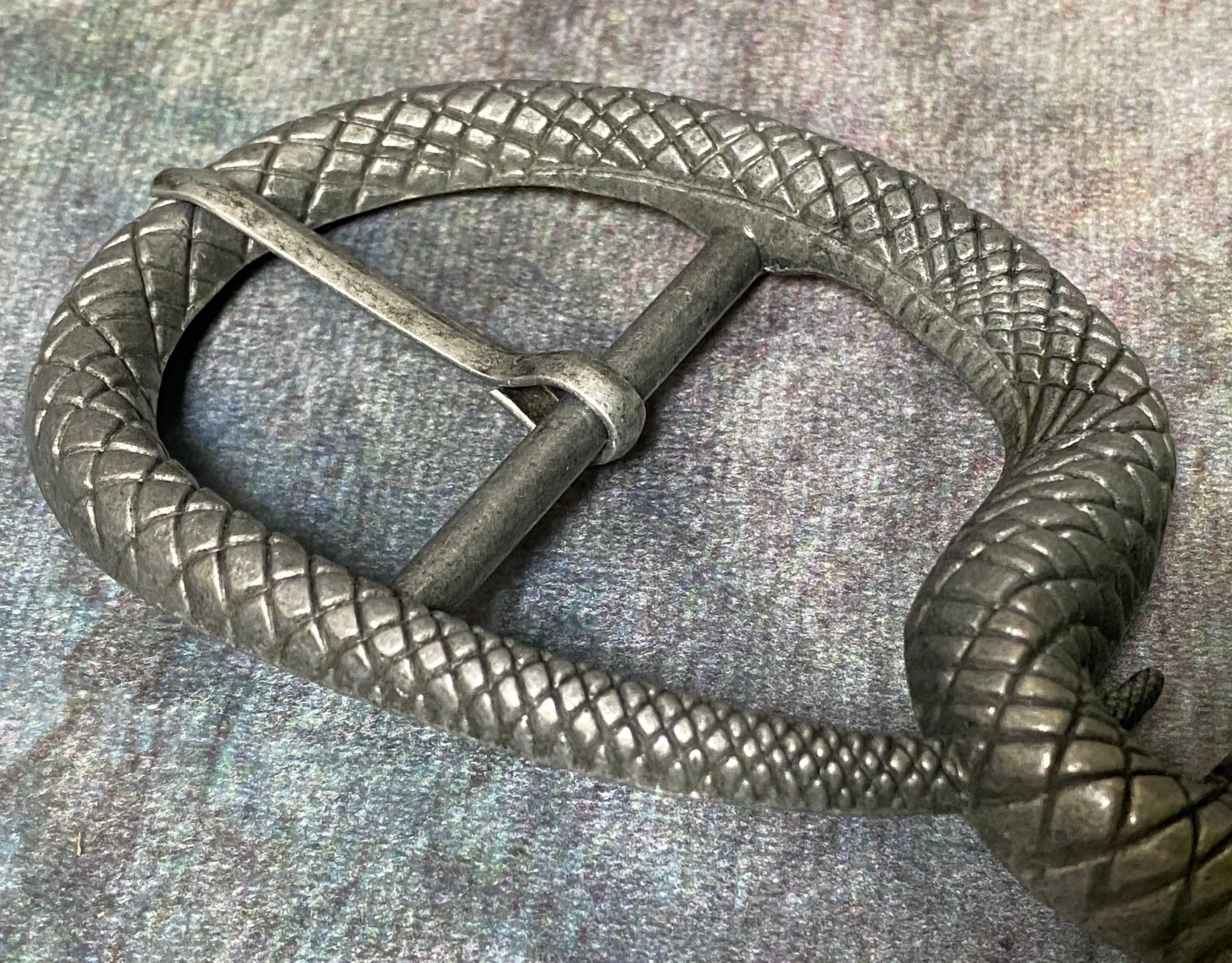 Unique Snake Belt Buckle Pewter Color 6 L X 2 - Etsy