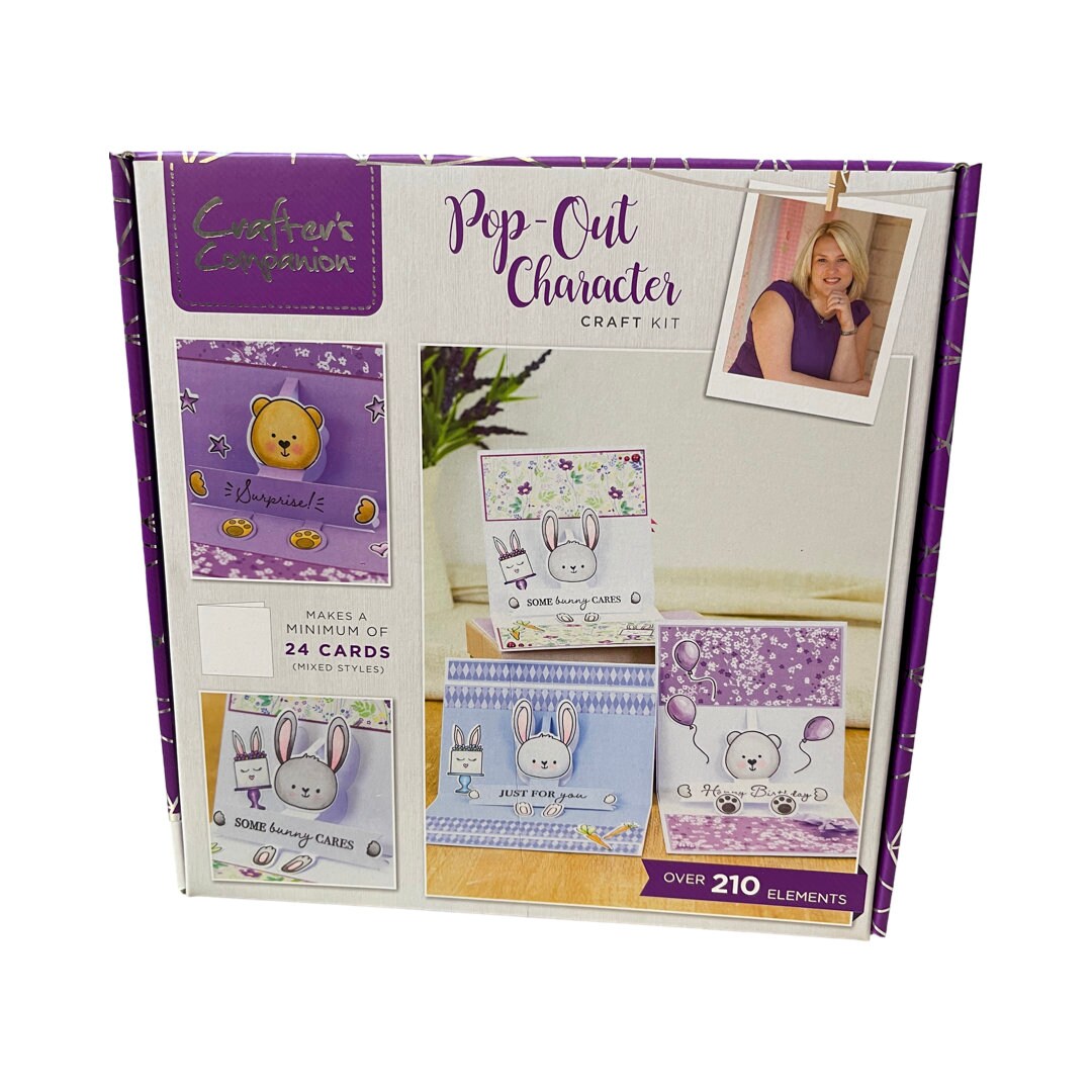 Crafter's Companion Pop-out Character Craft Kit, 24 Cards, Over 210 ...
