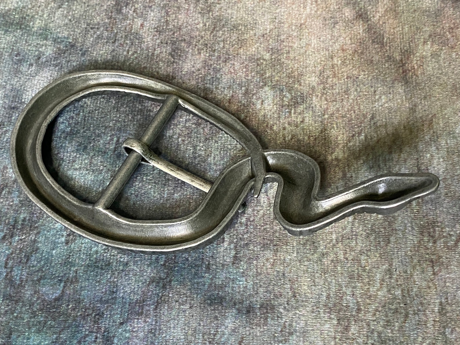 Unique Snake Belt Buckle Pewter Color 6 L X 2 - Etsy