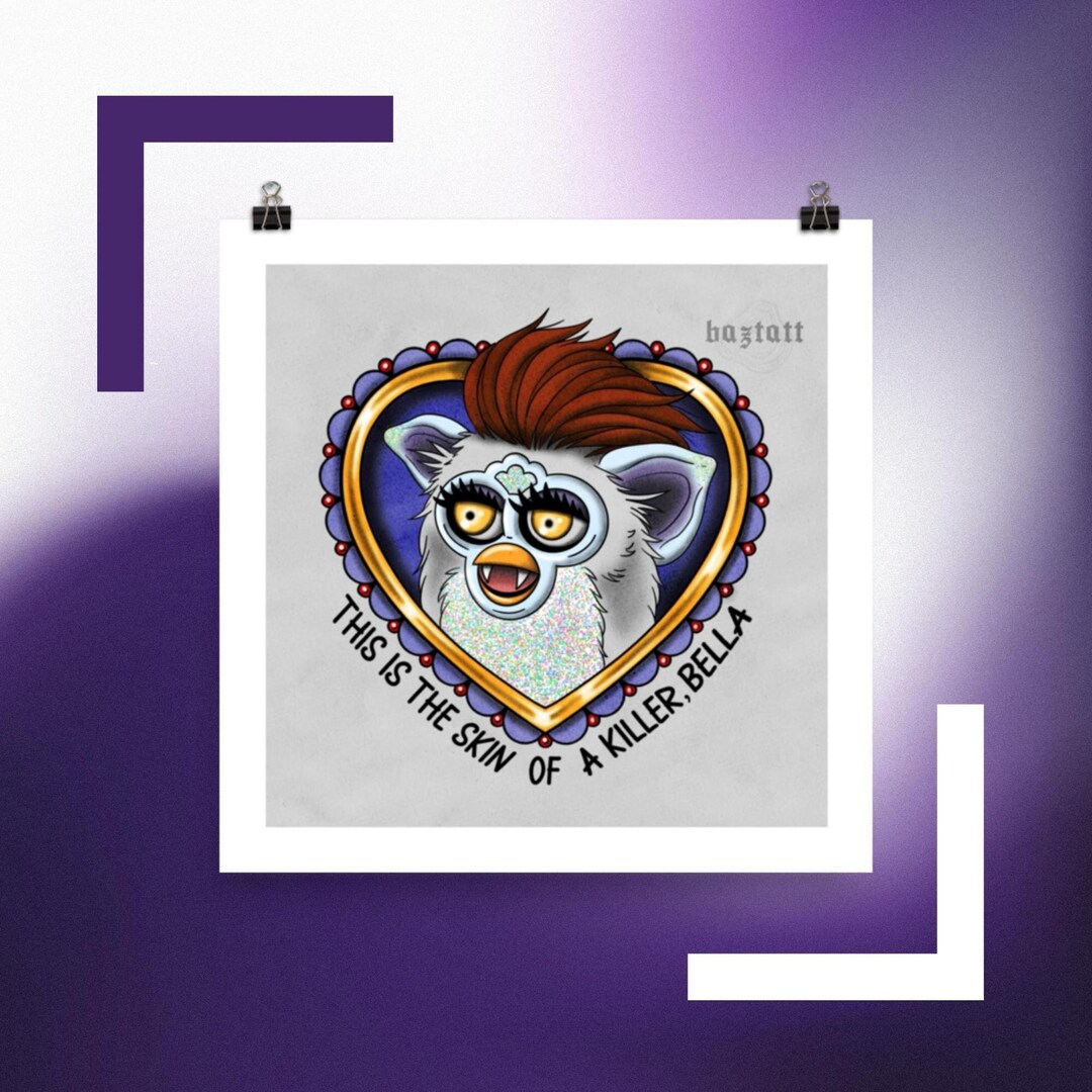 Twilight Saga Art, Edward Cullen, Furby, Funny Poster 10"x10" Print by ...