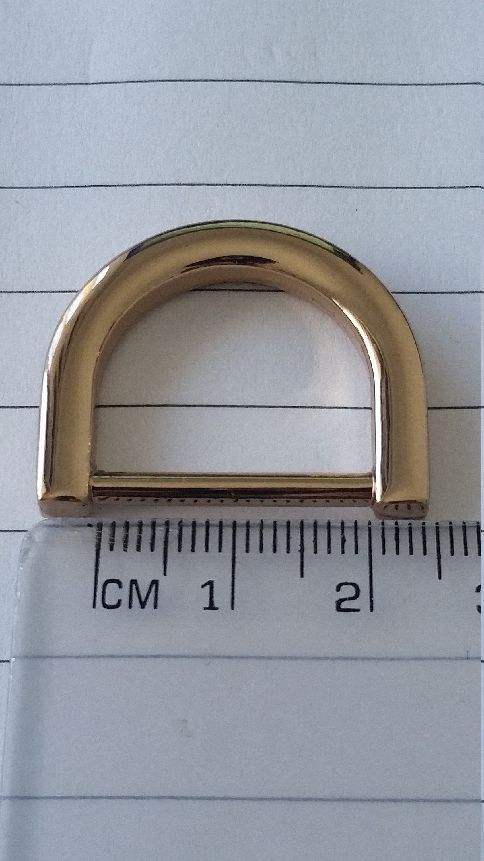 Rectangular and "d" Shaped D-rings in Gold or Silver Colour (sold in ...