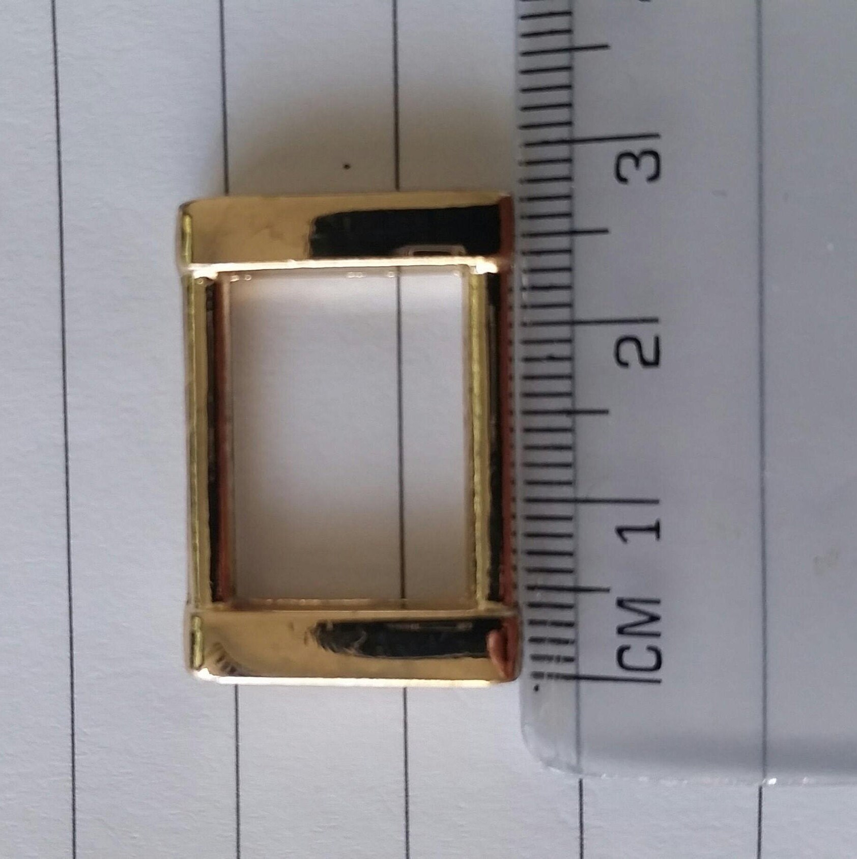 Rectangular and "d" Shaped D-rings in Gold or Silver Colour (sold in ...