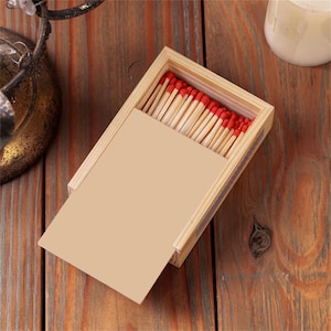 Custom Wood Match Box, Personalized Couple Matchbox, the Perfect Match ...