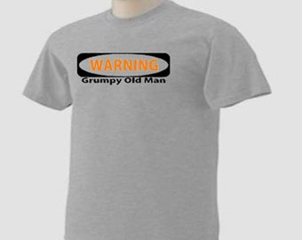 Warning Old Man - Etsy