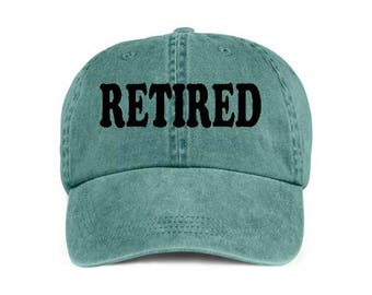Retirement hat | Etsy