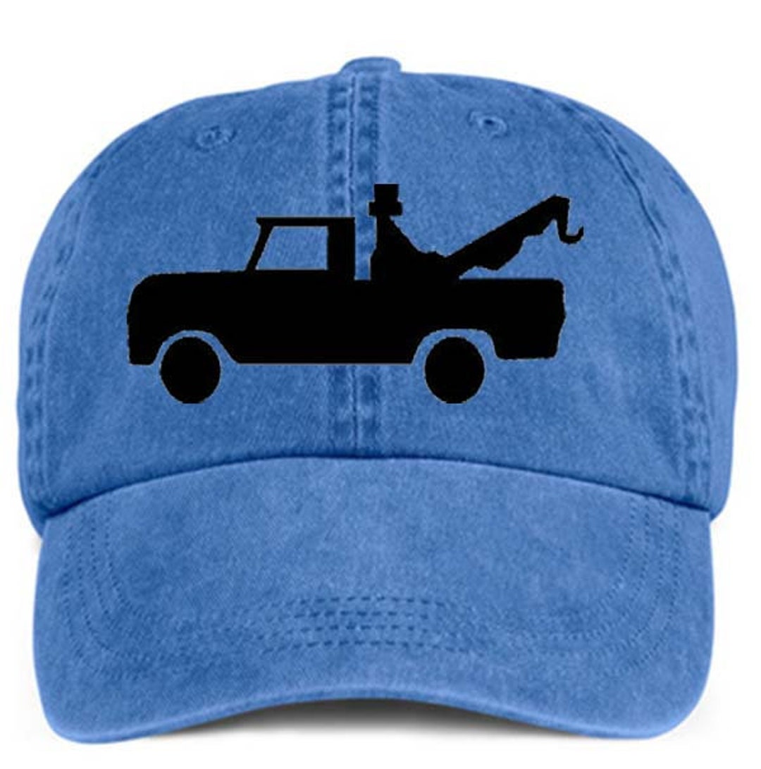 TOW TRUCK DRIVER Towing Hauling Occupation Baseball Style Cap Hat Vinyl ...