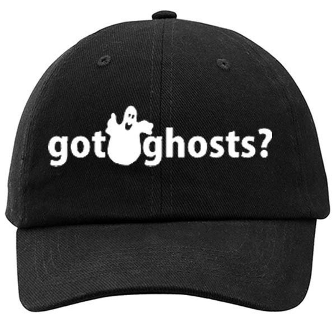 GOT GHOSTS Hunting Ghost Baseball Style Cap Hat Vinyl Print - Etsy