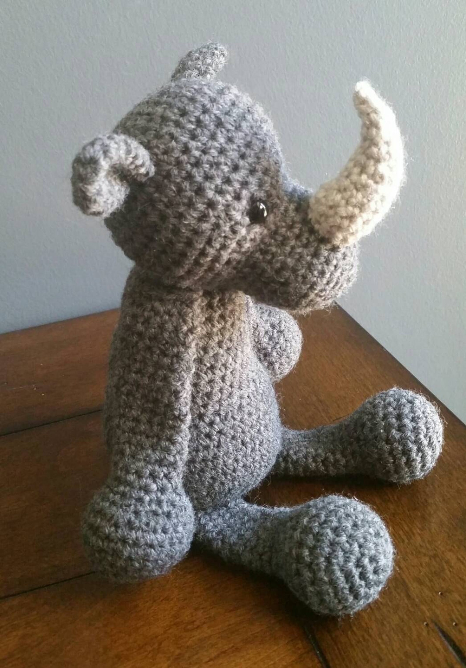 Crochet Rhino Amigurumi - Etsy