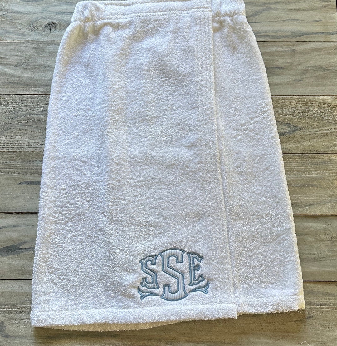 Monogram Towel Wrap, Monogram Towel, Bath Wrap, Monogram Spa Wrap ...