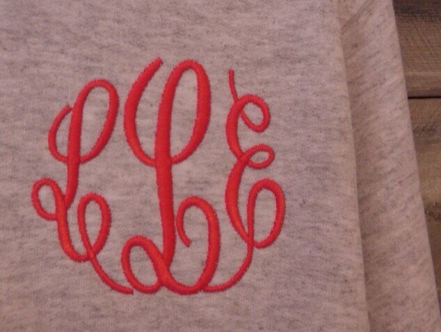 Monogram Sweatshirt, Monogram Pullover, Quarter Zip, Monogram Shirt ...
