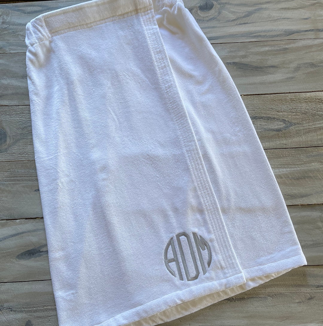 Monogram Towel Wrap, Bath Wrap, Monogram Towel, Towel Wrap, Spa Wrap ...