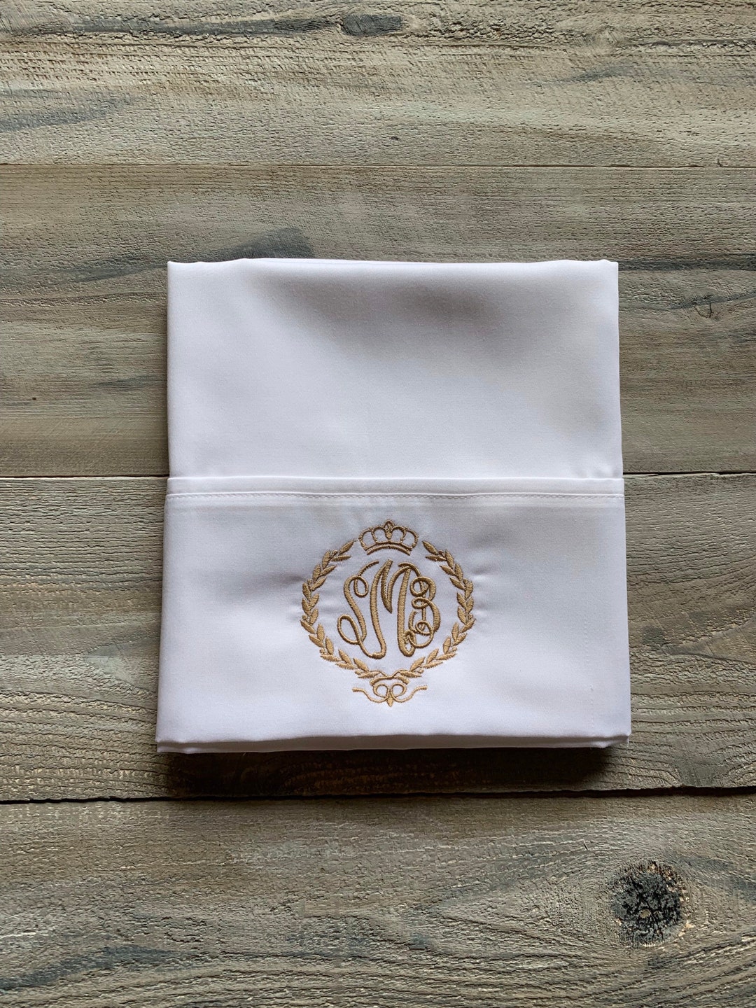 Monogram Pillowcase, Set of Monogrammed Pillowcases, Pillowcase ...