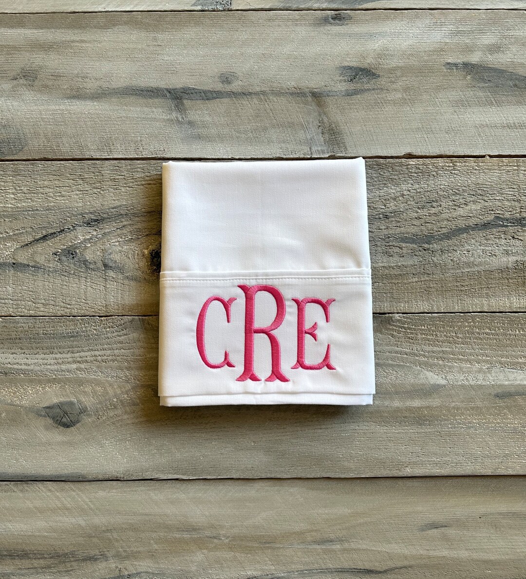 Monogram Pillowcase, Set of Monogrammed Pillowcases, Pillowcase ...