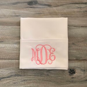 Monogram Pillowcase, Set of Monogrammed Pillowcases, Pillowcase ...