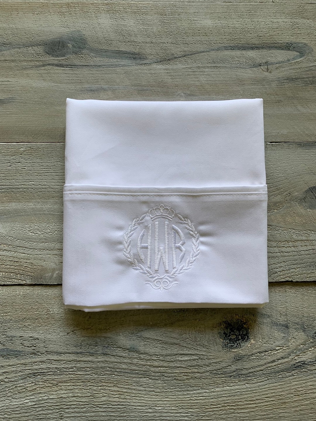 Monogram Pillowcase, Set of Monogrammed Pillowcases, Pillowcase ...