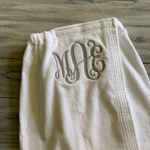 Monogram Towel Wrap, Bath Wrap, Monogram Towel, Towel Wrap, Spa Wrap ...