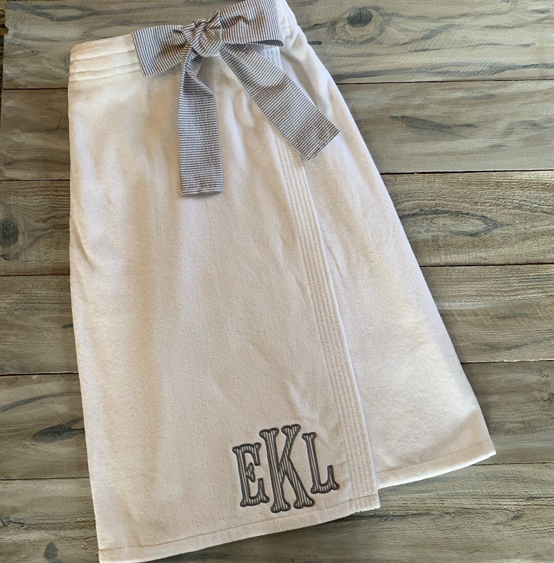Monogram Towel Wrap, Monogram Towel, Bath Wrap, Spa Wrap, Towel, Wrap ...