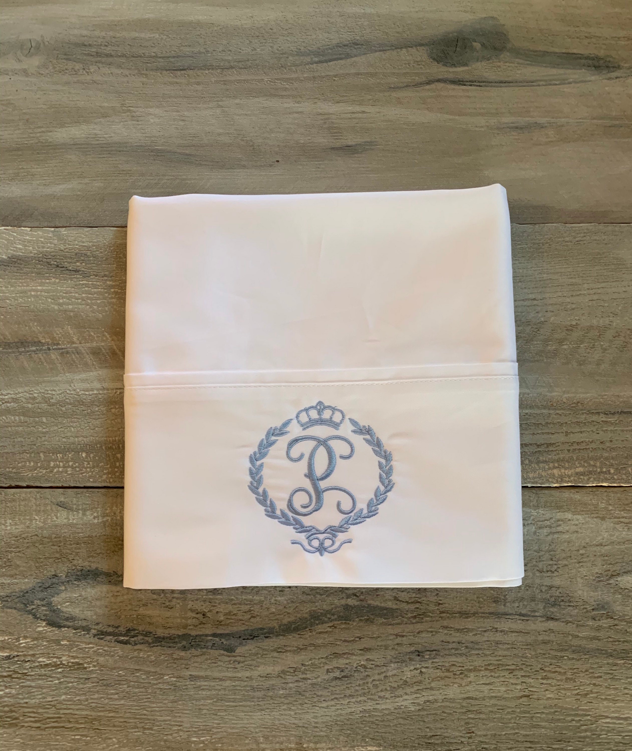 Monogram Pillowcase, Set of Monogrammed Pillowcase, Pillowcase ...