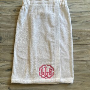 Monogram Towel Wrap, Monogram Towel, Bath Wrap, Monogram Spa Wrap ...