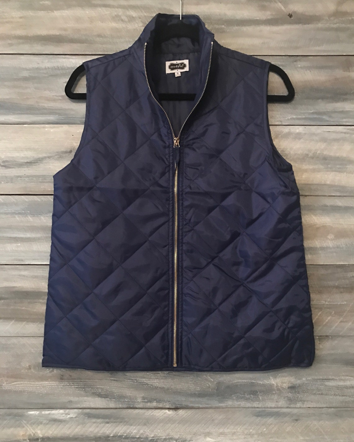 Monogram Vest, Quilted Vest Navy, Monogram Quilted Vest, Navy Vest ...