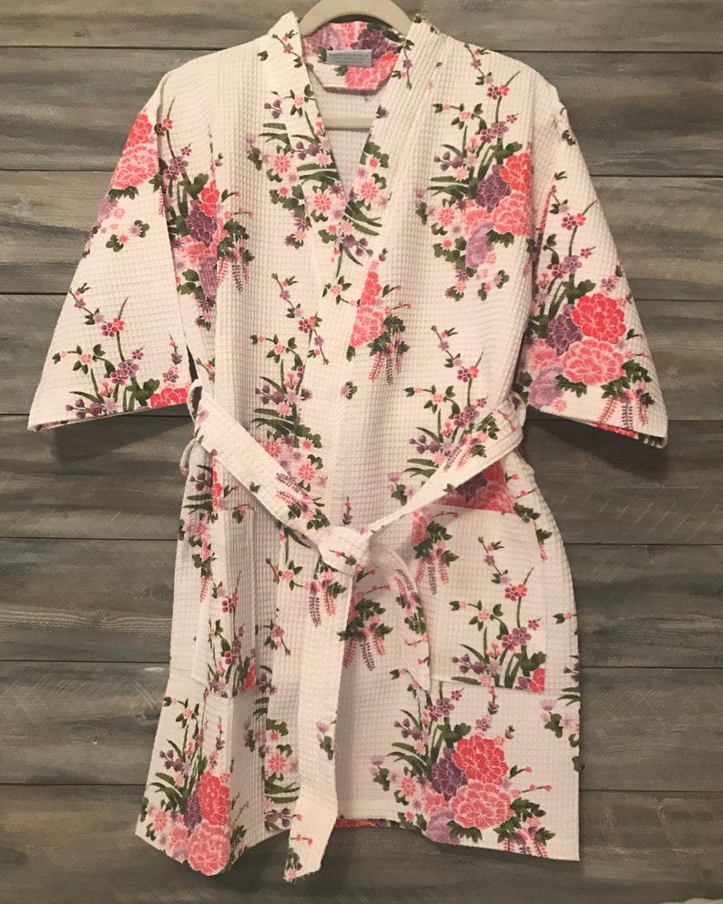 Monogram Robe Bridesmaid Robe Bridal Party Robe Floral | Etsy