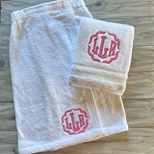Monogram Towel Wrap, Monogram Towel, Bath Wrap, Monogram Spa Wrap ...