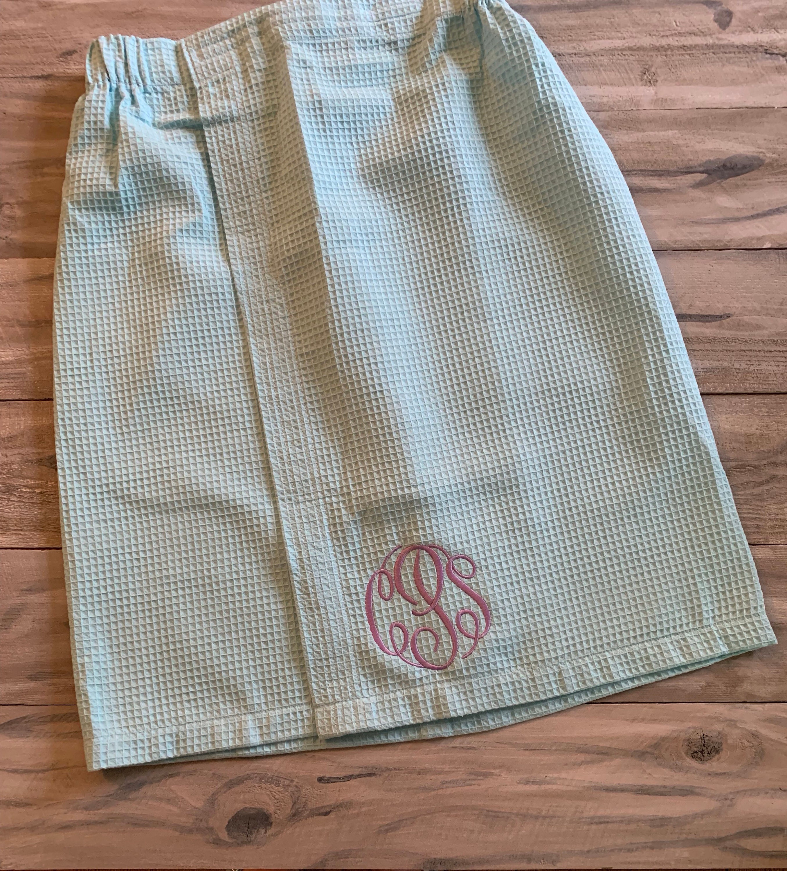 Monogram Towel Wrap Monogram Bath Wrap Monogram Shower Wrap | Etsy