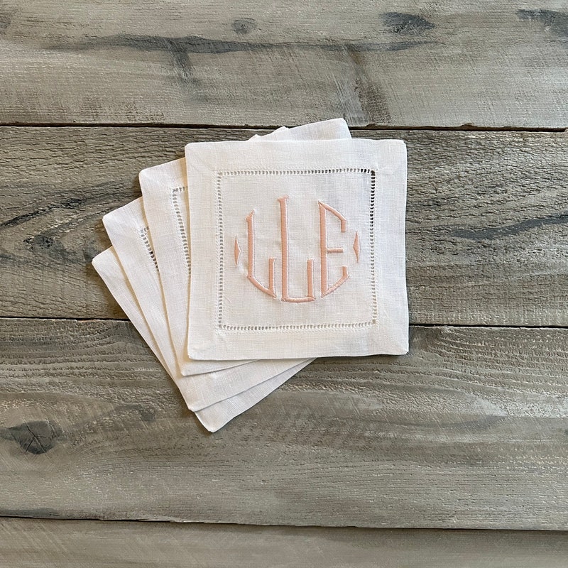Monogram Napkins - Etsy