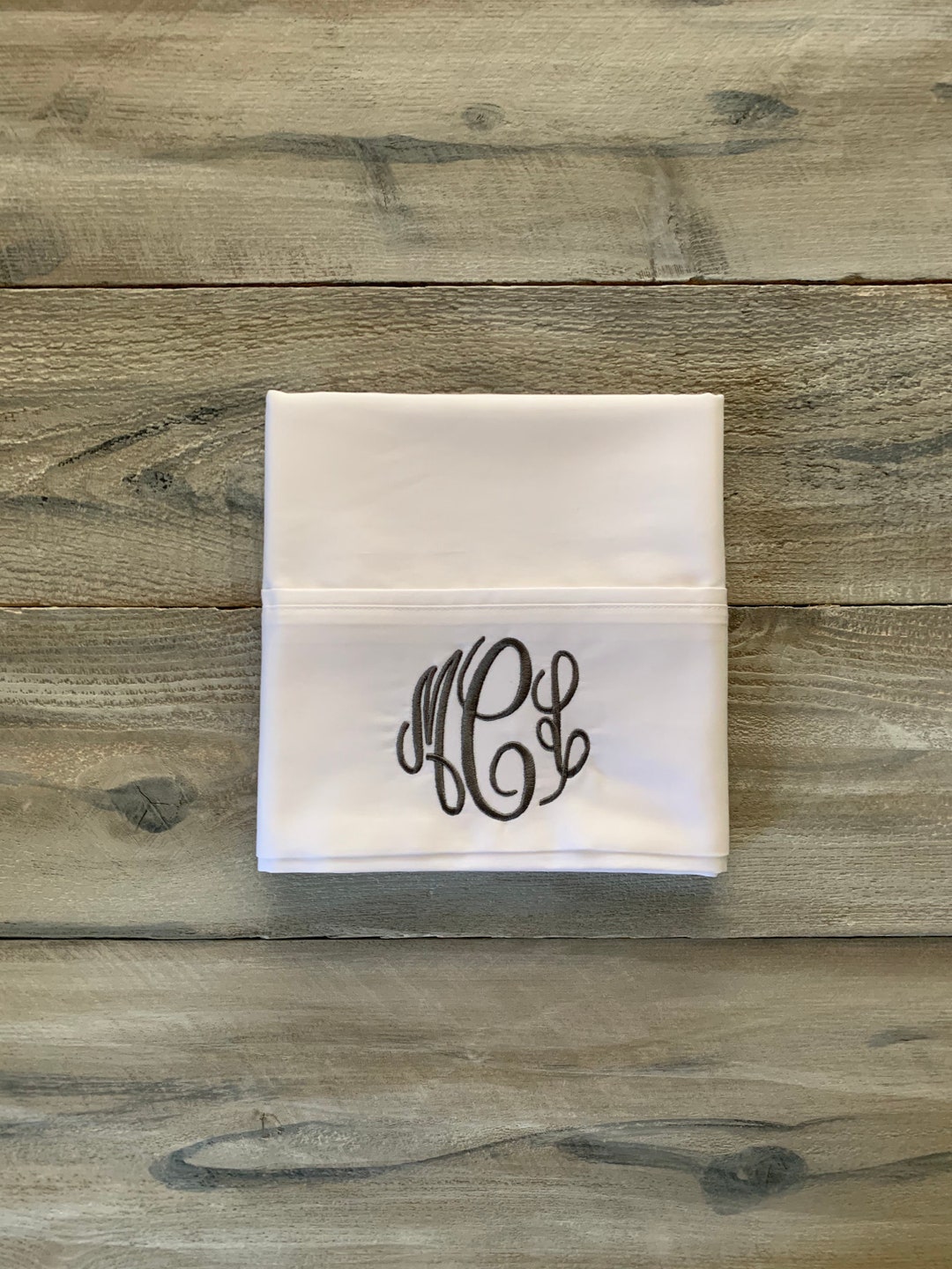 Monogram Pillowcase, Set of Monogrammed Pillowcases, Pillowcase ...