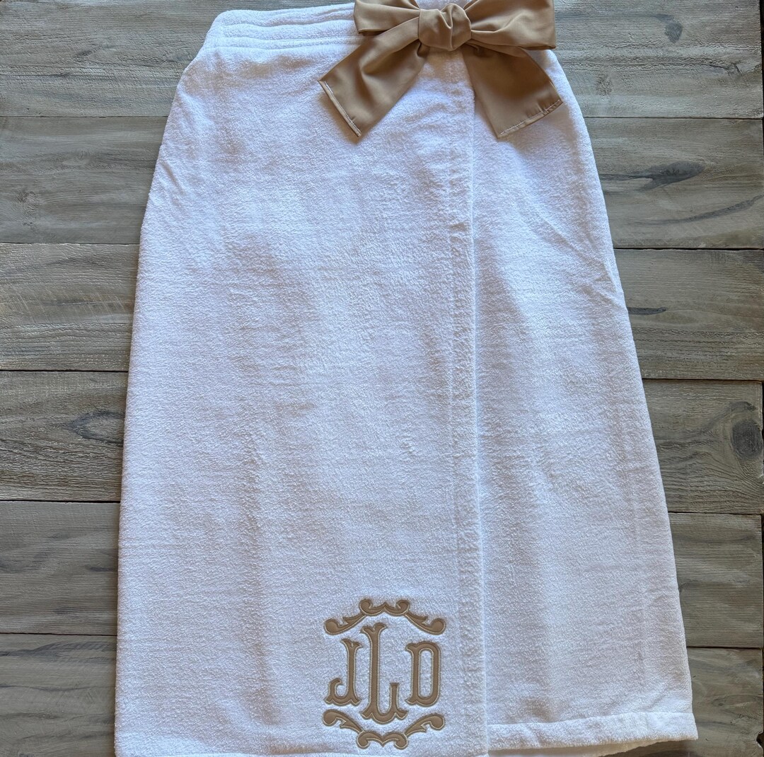 Monogram Towel Wrap, Monogram Towel, Bath Wrap, Spa Wrap, Towel, Wrap ...