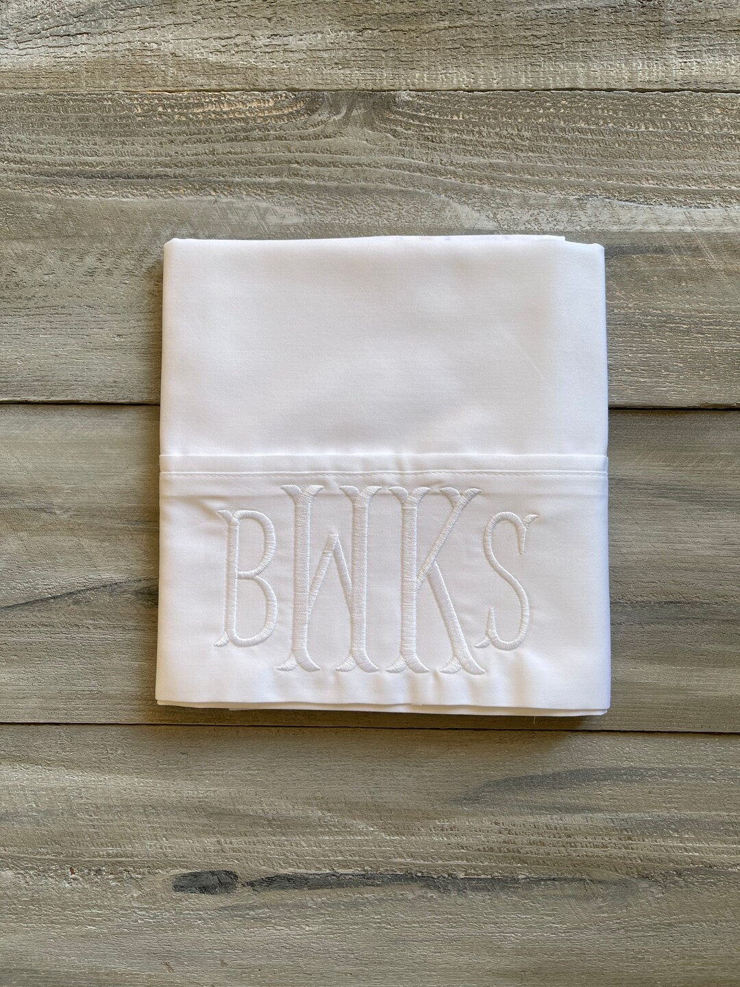 Monogram Pillowcase, Set of Monogrammed Pillowcases, Pillowcase ...