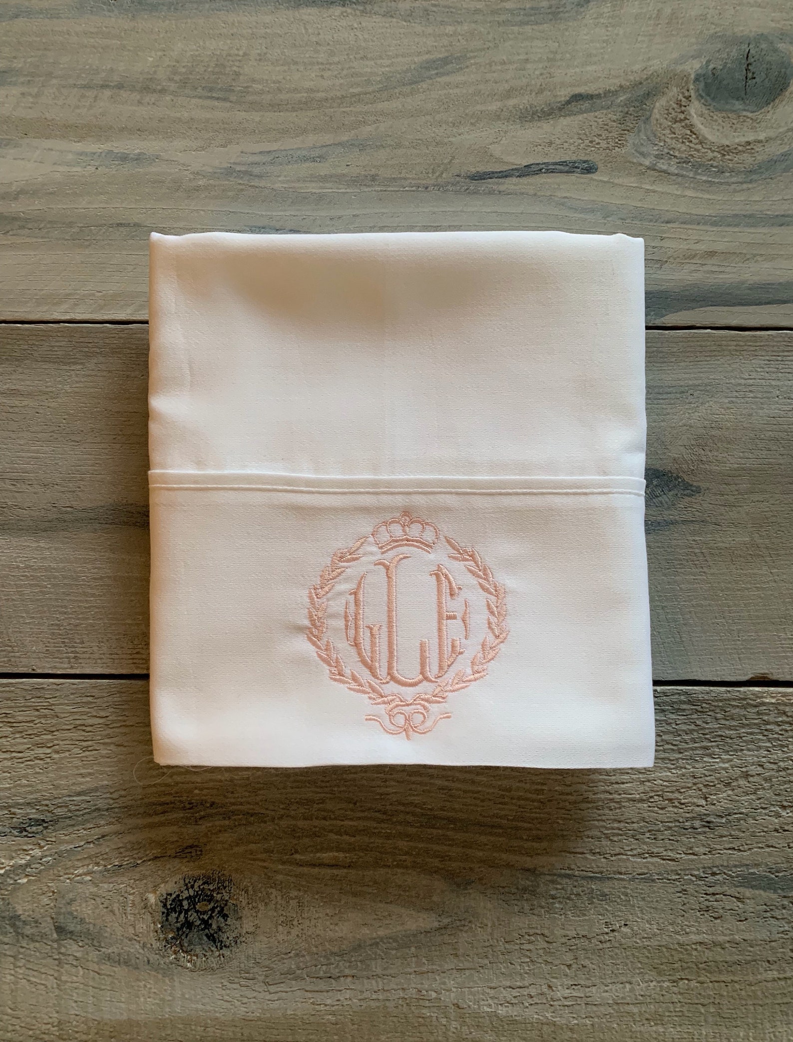 Monogram Pillowcase, Set of Monogrammed Pillowcases, Pillowcase ...