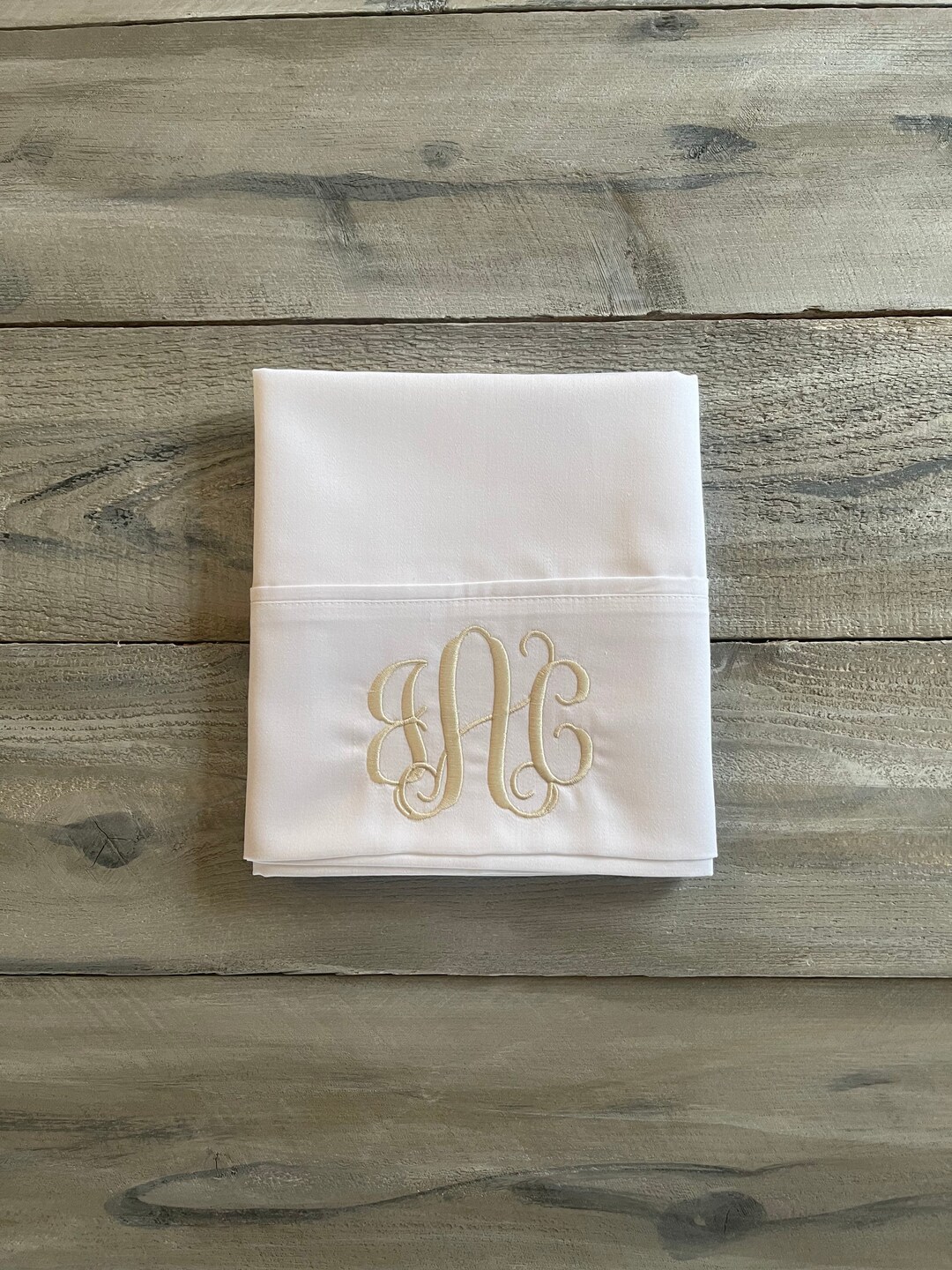 Monogram Pillowcase, Set of Monogrammed Pillowcases, Pillowcase ...