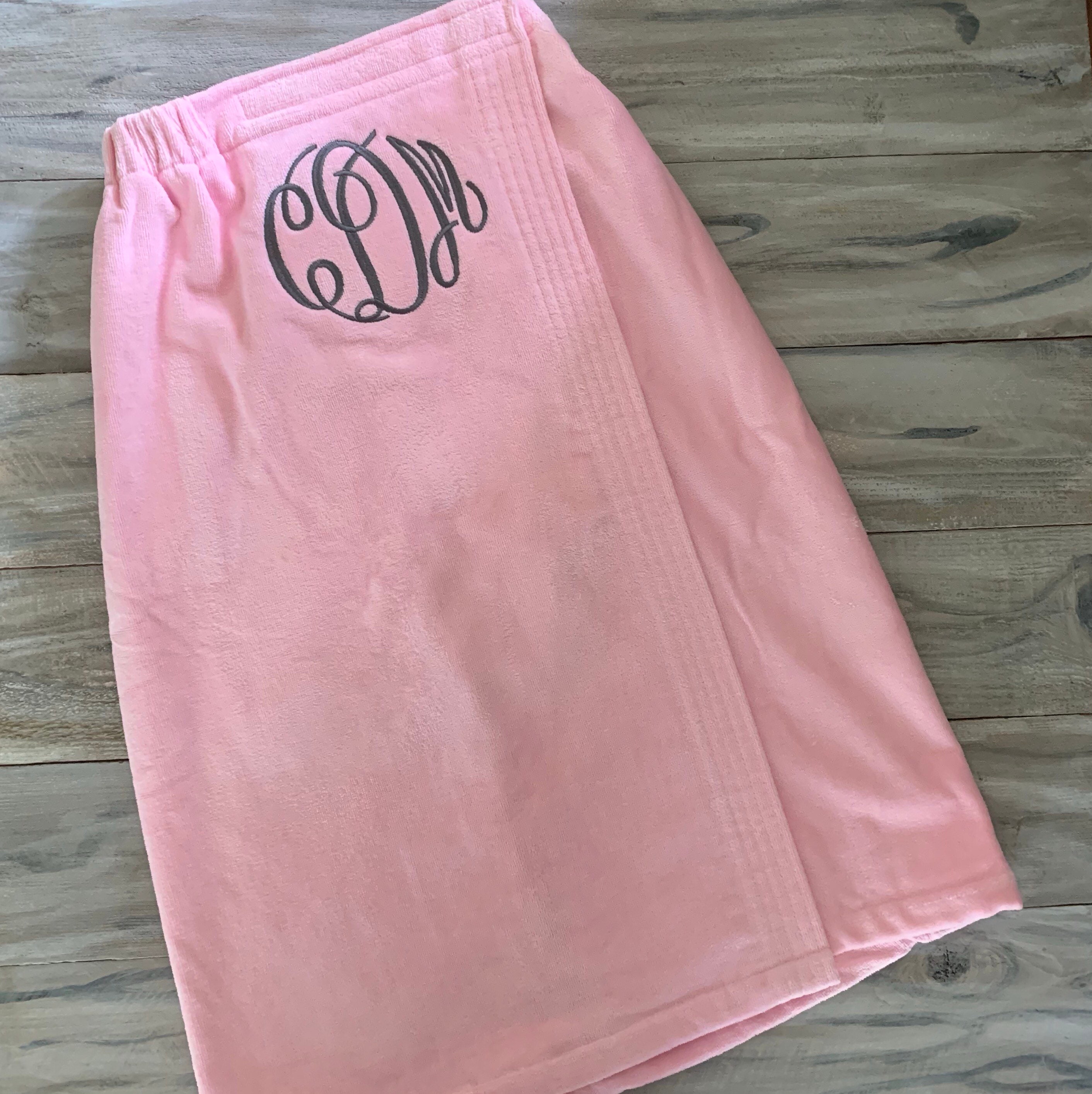 Monogram Towel Wrap, Bath Wrap, Monogram Towel, Towel Wrap, Spa Wrap ...