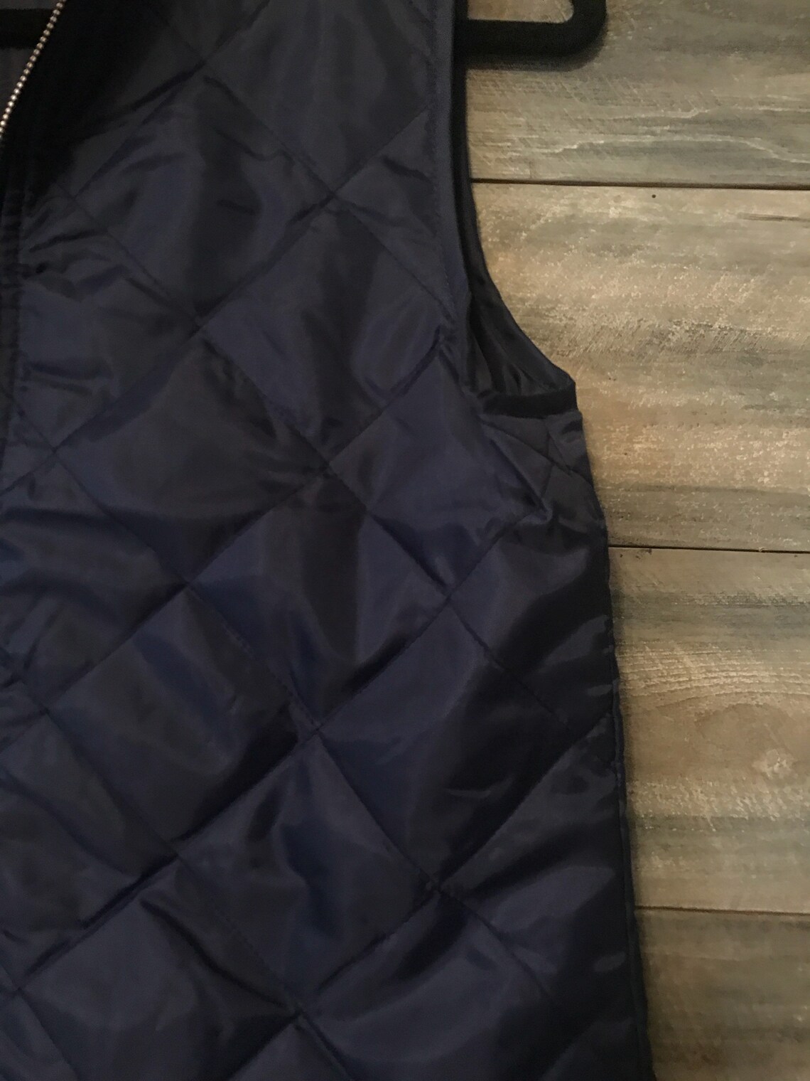 Monogram Vest, Quilted Vest Navy, Monogram Quilted Vest, Navy Vest ...
