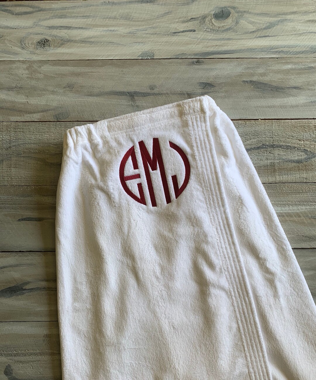 Monogram Towel Wrap, Bath Wrap, Monogram Towel, Towel Wrap, Spa Wrap ...