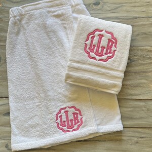 Monogram Towel Wrap, Monogram Towel, Bath Wrap, Monogram Spa Wrap ...