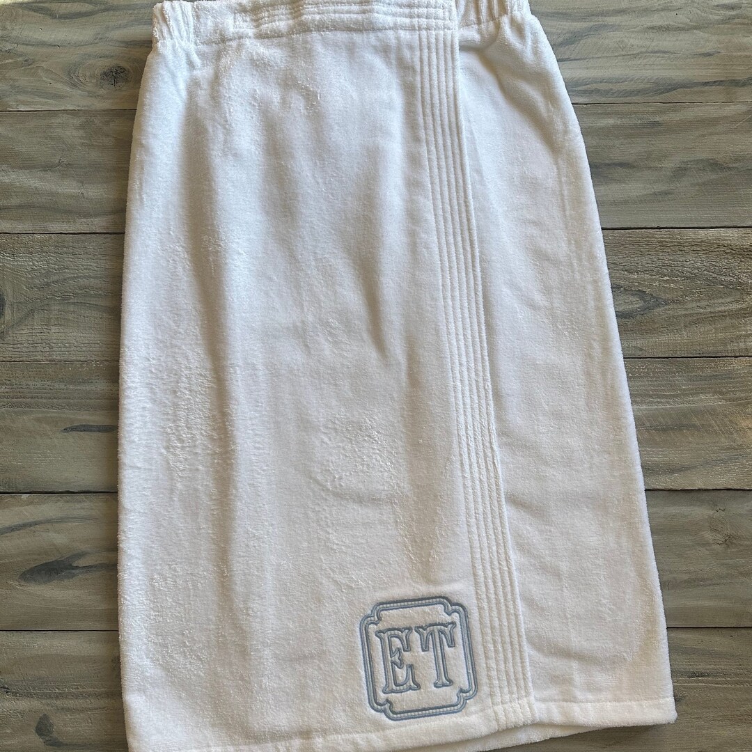 Monogram Towel Wrap, Monogram Towel, Bath Wrap, Monogram Spa Wrap ...