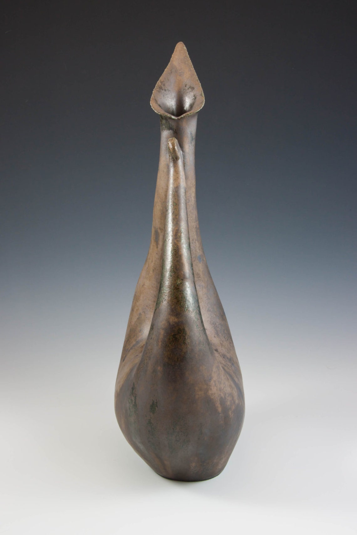 Tall Brown Pitcher/vase. Pottery Pitcher Ceramic Pitcher - Etsy