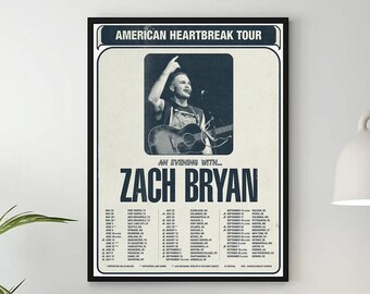 Zach Bryan Poster - Etsy