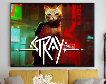 Stray Video Game Poster - Etsy