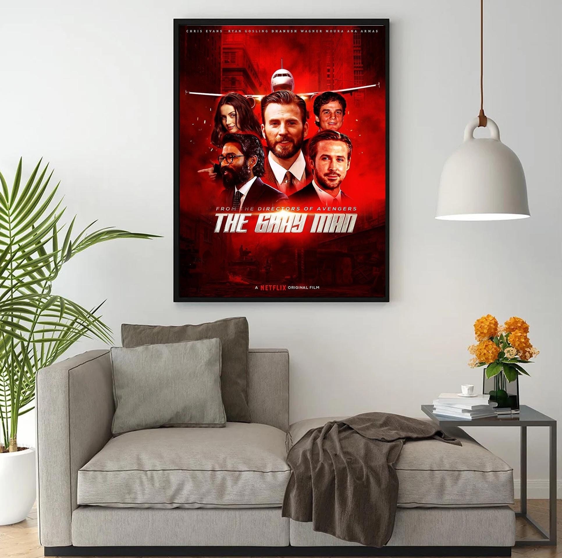 The Gray Man Poster, The Gray Man Netflix Movie 2022