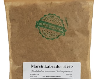 Marsh Labrador Herb – Rhododendron Tomentosum / Ledum Palustre – Herbal ...